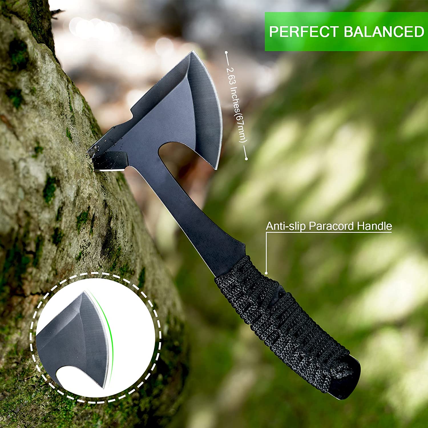 Throwing Axes Set | Lightweight Double Headed Design – ProtoArc