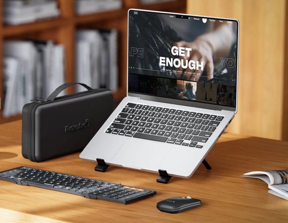Foldable Keyboard & Mouse Set | Mobile Work Kit – ProtoArc