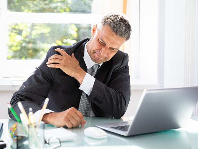 4 Ways to Relieve Shoulder Pain at Work | Health Guide – ProtoArc