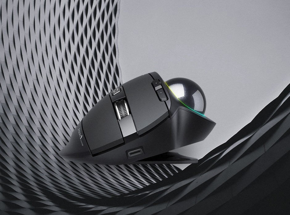 RGB Trackball Mouse Review | Wireless Gaming Setup – ProtoArc