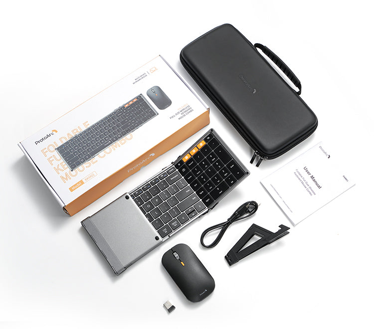 Tri-Fold Ergonomic Keyboard | Portable Design – ProtoArc