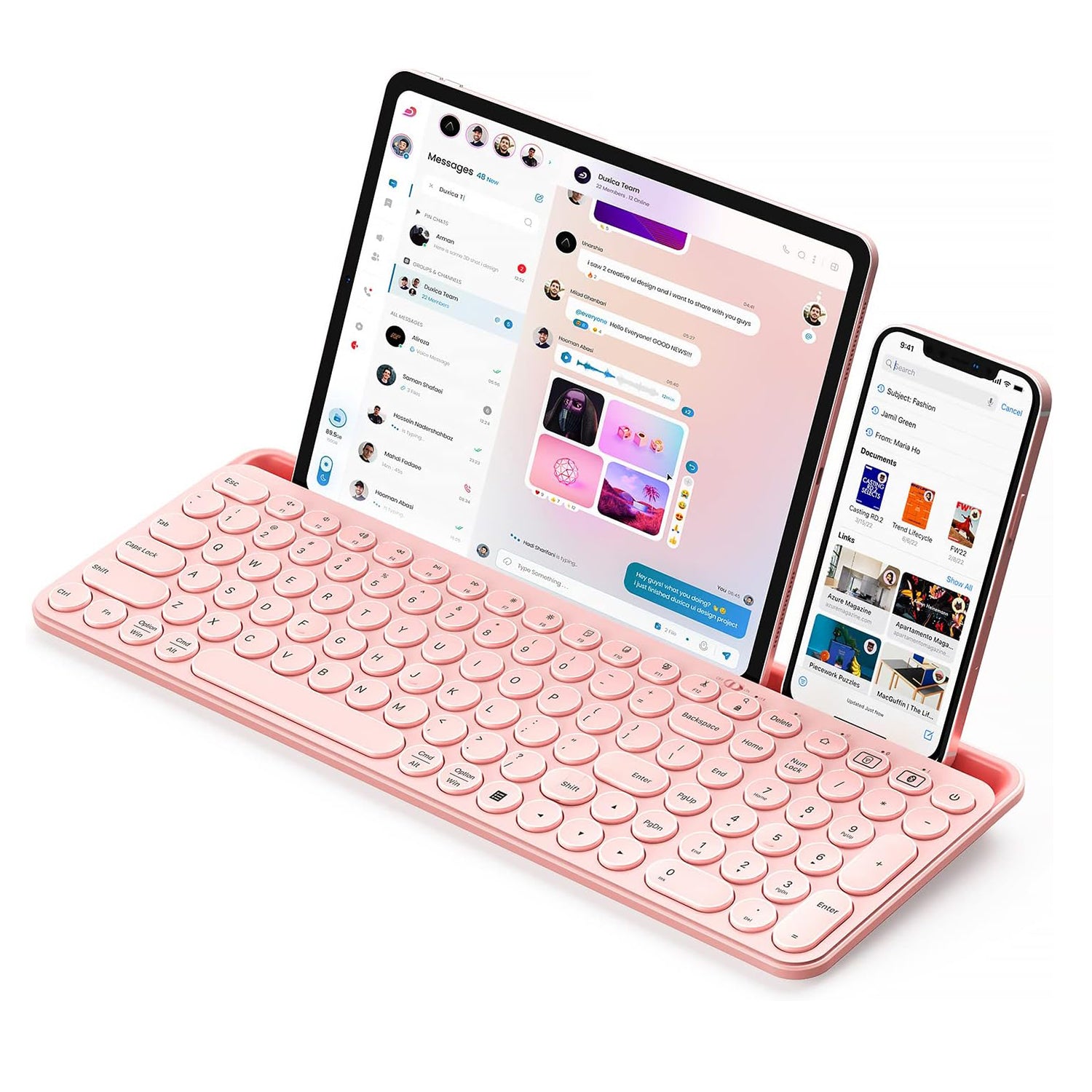 WGJP-073B-2 | Dual Mode Bluetooth Keyboard with Stand – ProtoArc