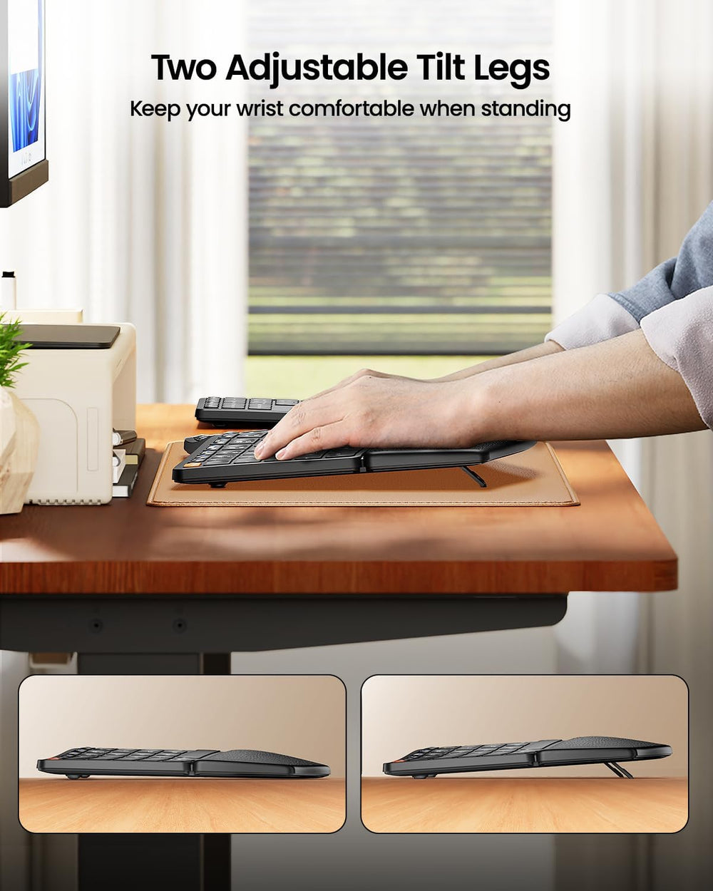 EK04 - 2.4GHz Ergonomic Split Keyboard - ProtoArc