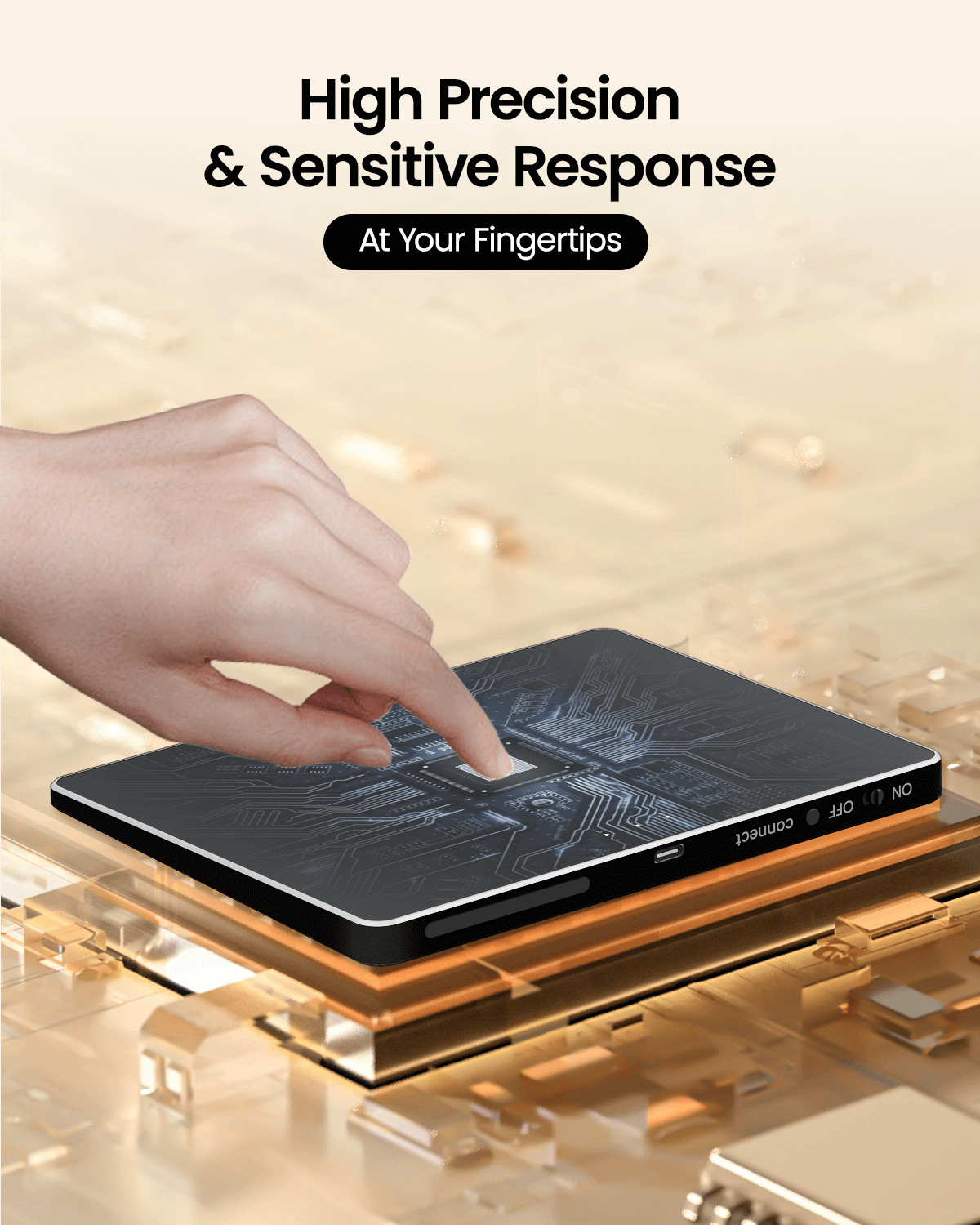 ProtoArc® T1 Plus Wireless Trackpad Bluetooth Touchpad Mouse for Windows