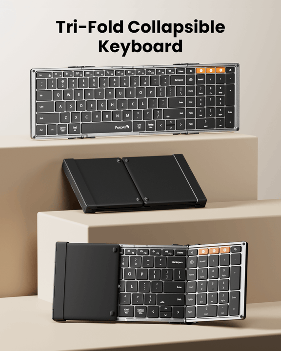 XK01 Plus | Foldable Backlit Bluetooth Keyboard – ProtoArc