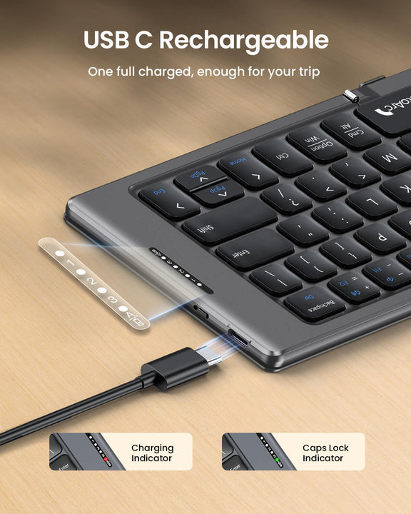 XK04 | Compact Foldable Bluetooth Keyboard for Travel – ProtoArc