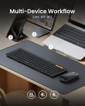 XKM01 | Foldable Bluetooth Keyboard & Mouse Combo – ProtoArc