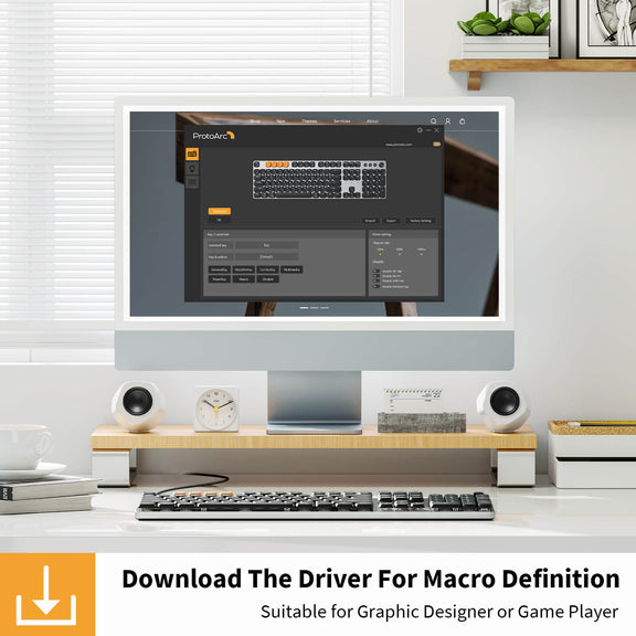 MECH K300 | Backlit Bluetooth Mechanical Keyboard – ProtoArc